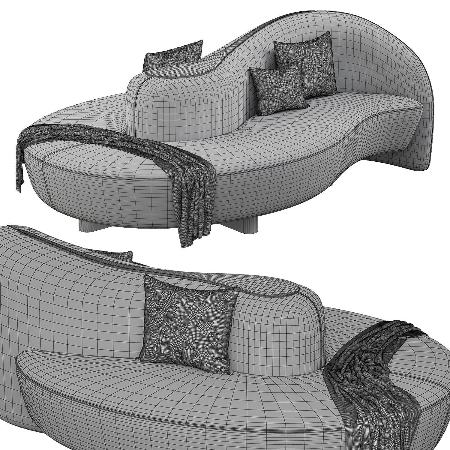 Park Avenue Sofa 3D model | CGTrader