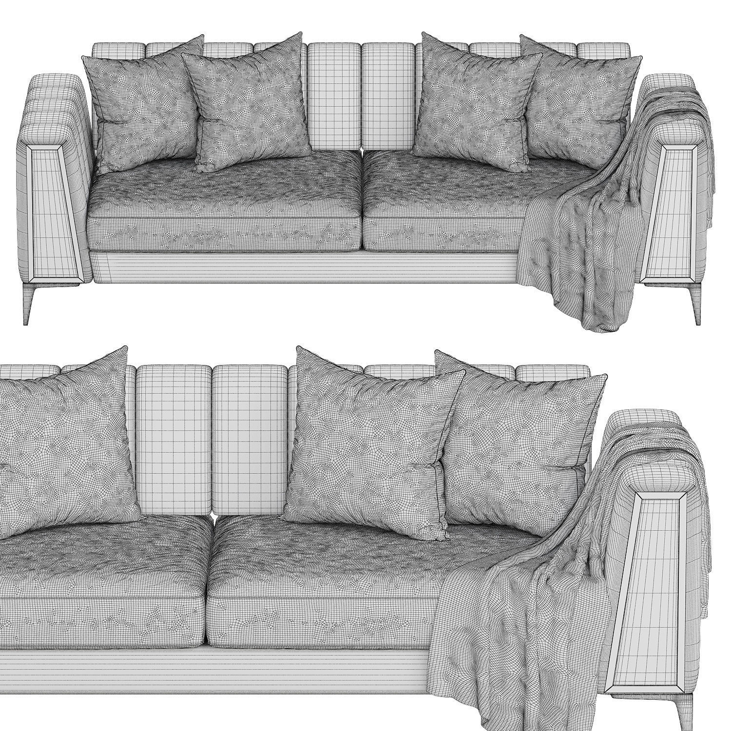 Alanis Gold Kanepe 3D model | CGTrader