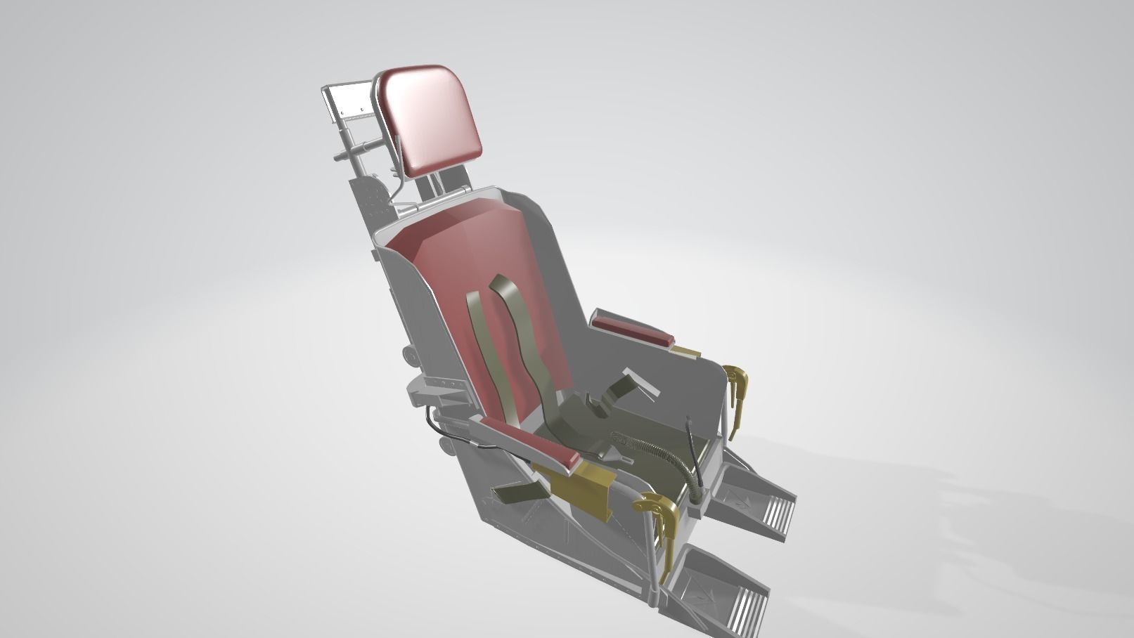 f-86 ejection seat 3D model | CGTrader