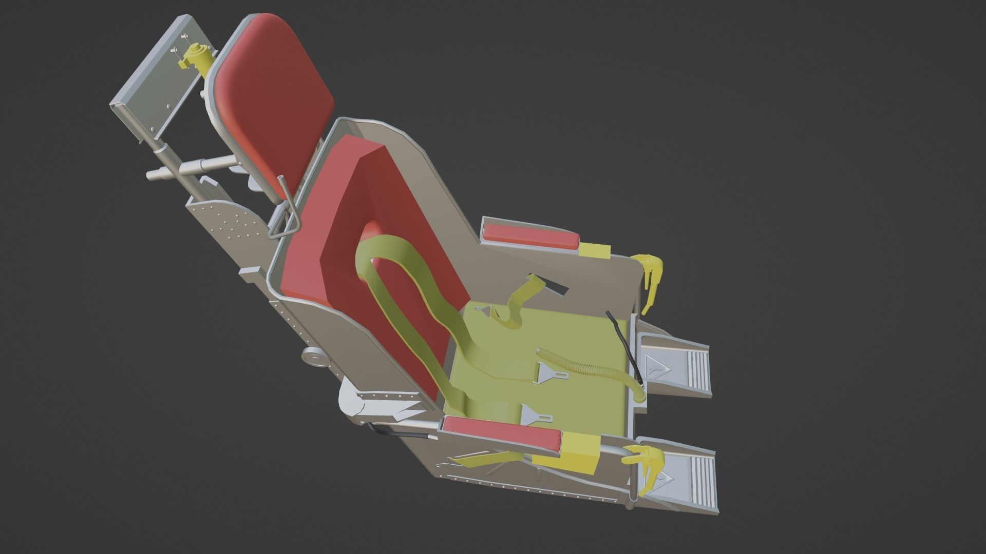 f-86 ejection seat 3D model | CGTrader