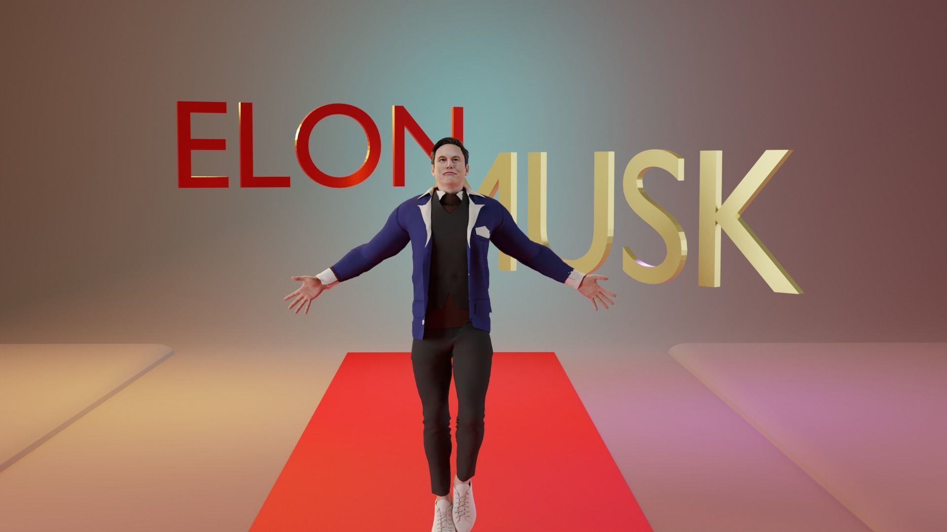 3D model Elon Musk Rigged VR / AR / low-poly | CGTrader