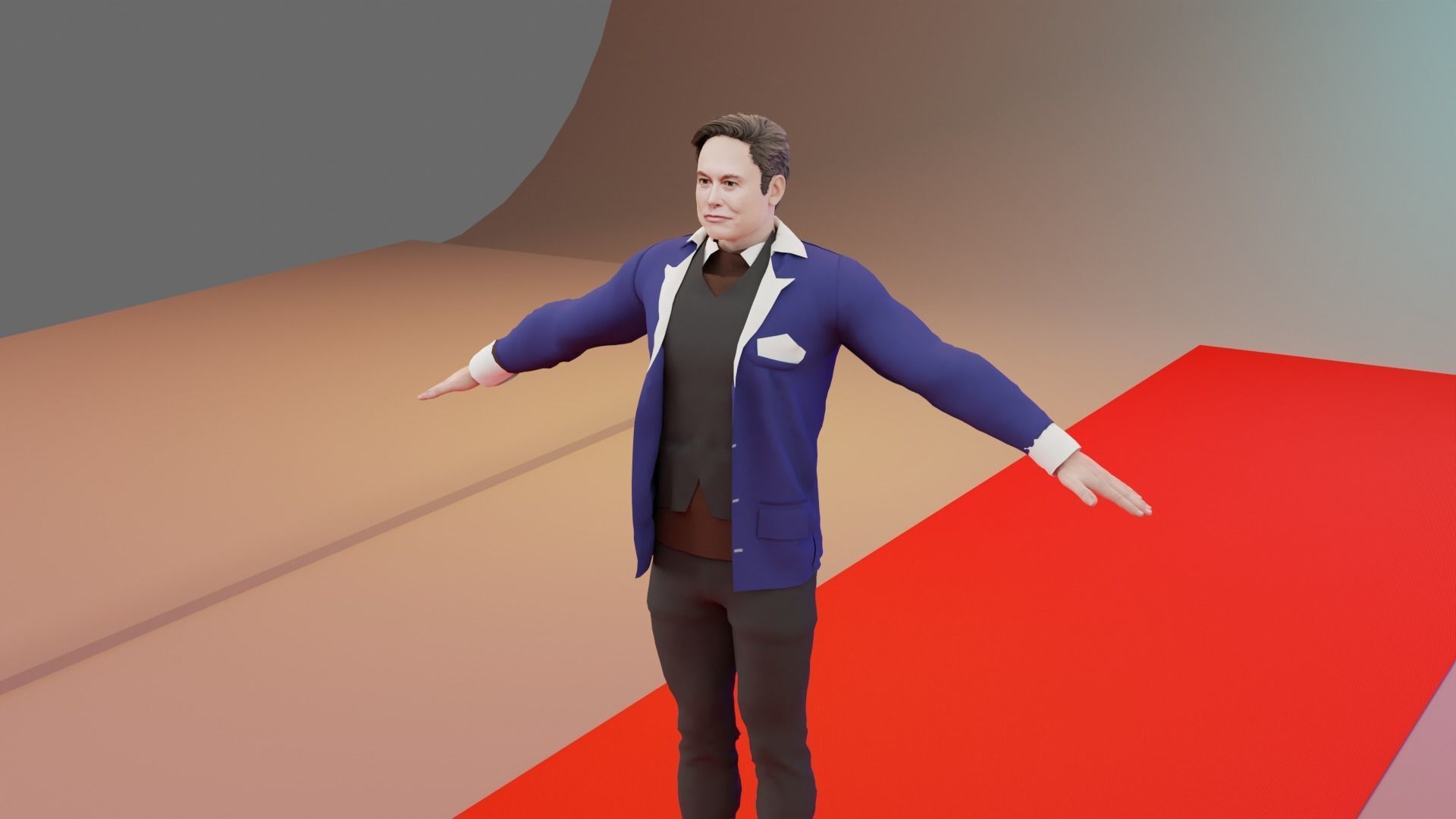 3D model Elon Musk Rigged VR / AR / low-poly | CGTrader