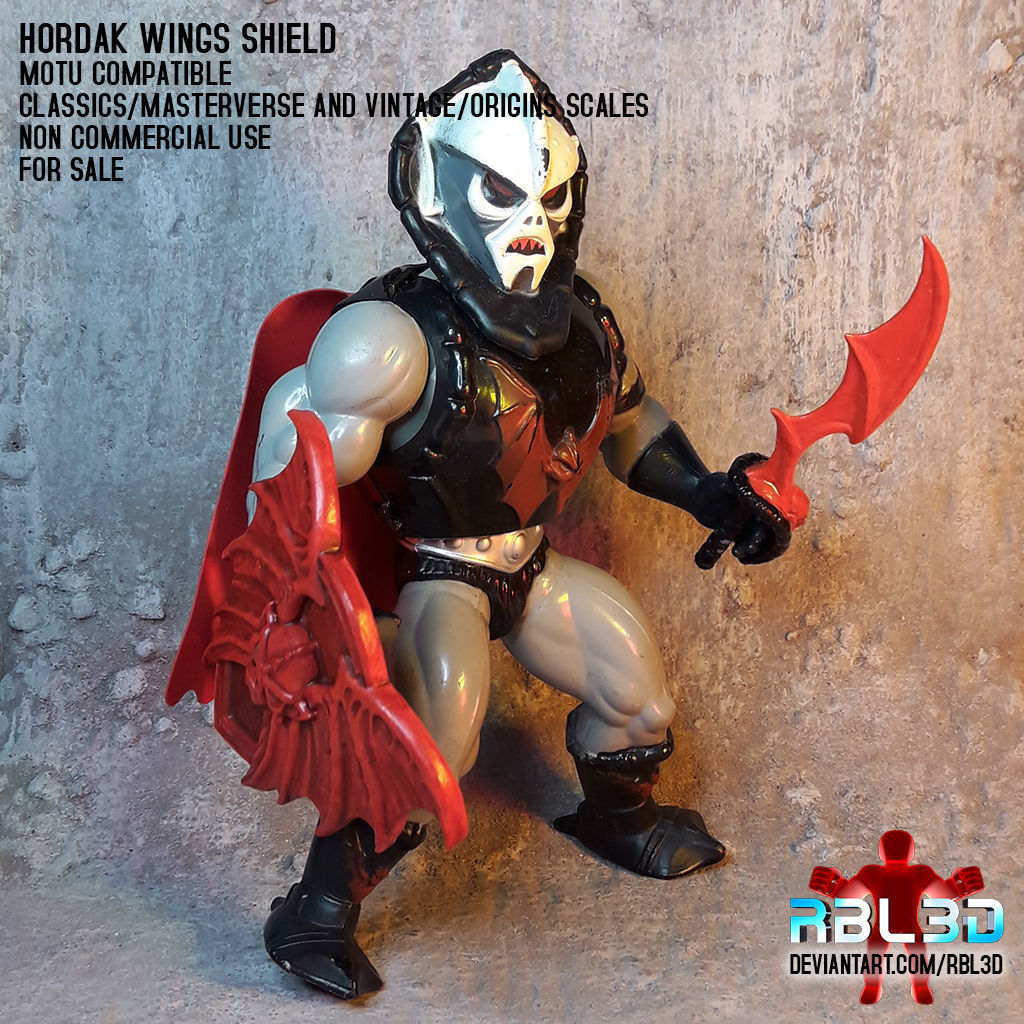 Hordak Weapons 4-pack -Arm Cannon Sabre Broadwsord and Shield- 3D model ...