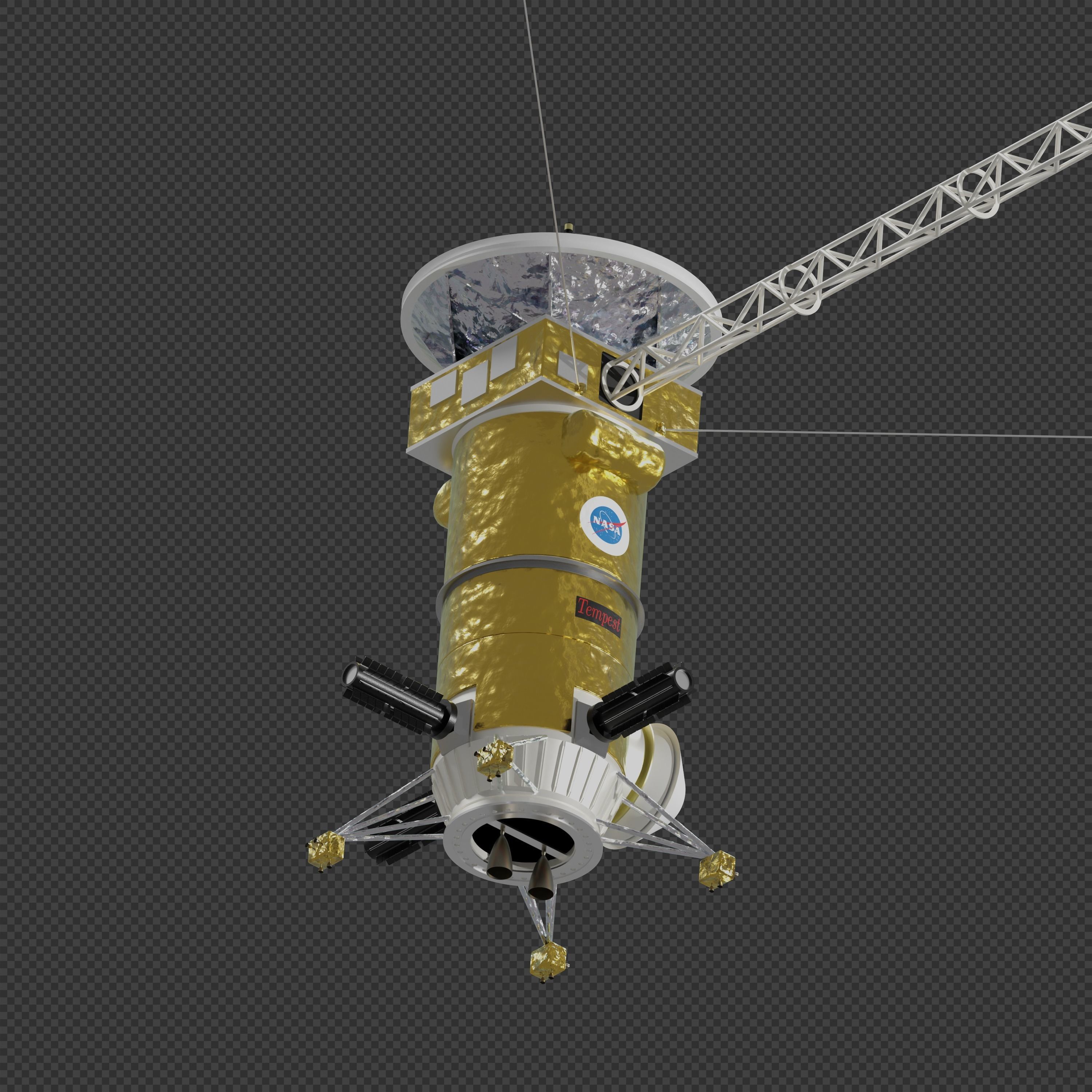 Uranus Orbiter and Probe 3D model | CGTrader