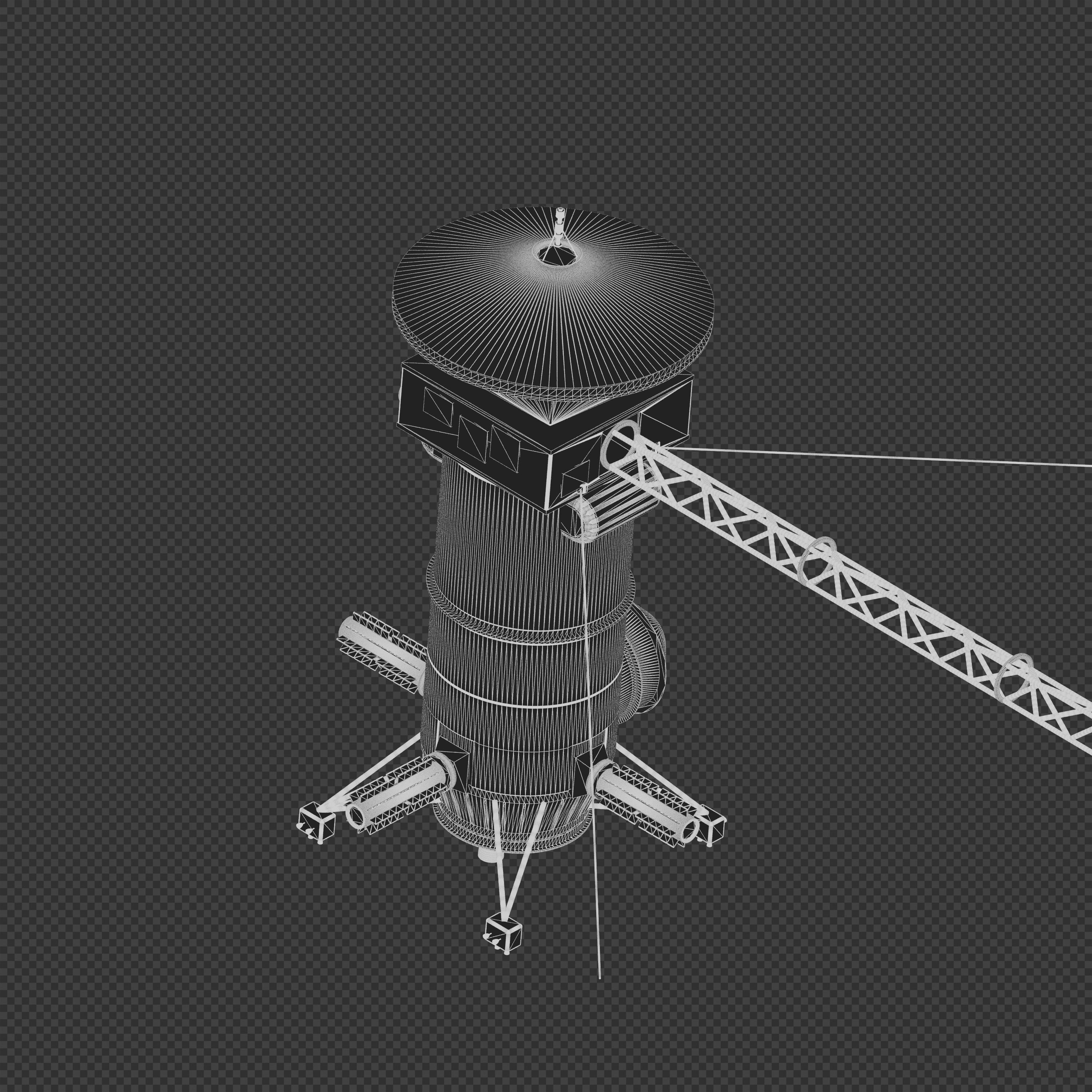 Uranus Orbiter and Probe 3D model | CGTrader