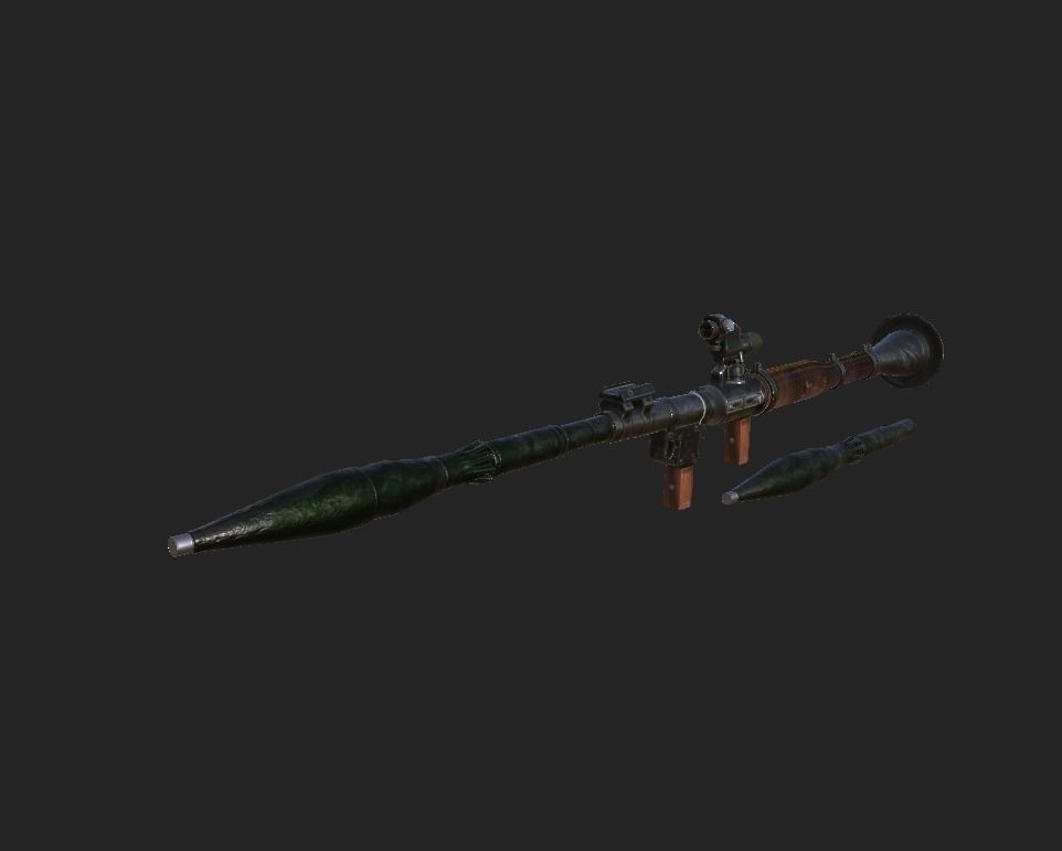 3D model RPG ROCKET LAUNCHER VR / AR / low-poly | CGTrader