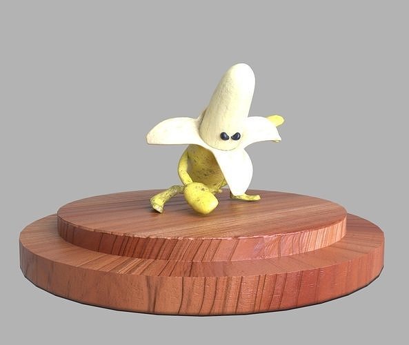 3D model Mighty banana VR / AR / low-poly | CGTrader