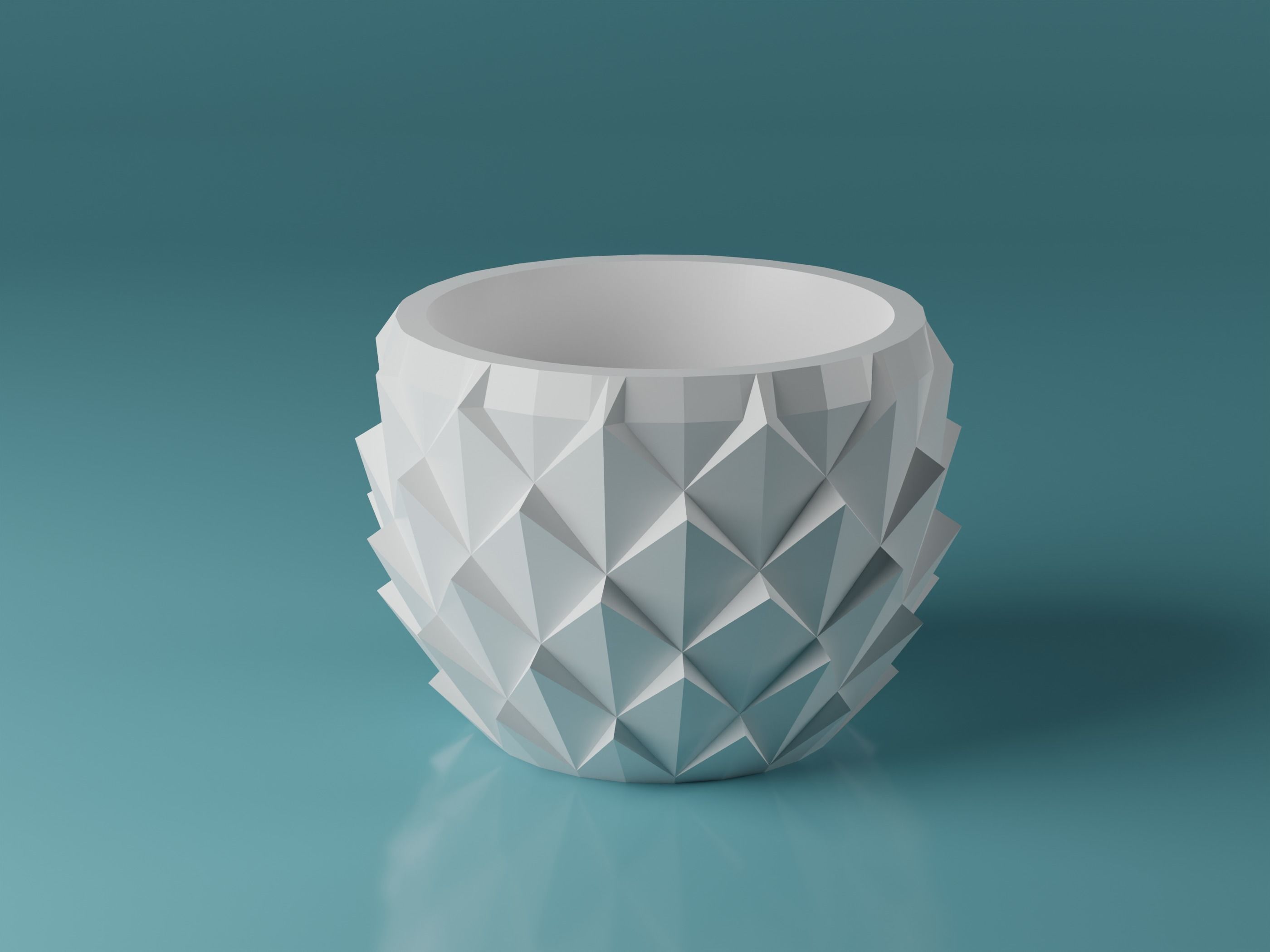 3D Digital Pot Planter STL Pack - 8 STL files 3D model 3D printable ...