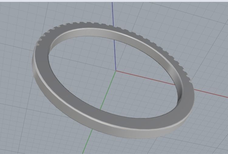 Wedding ring Model 2222 3D model 3D printable | CGTrader