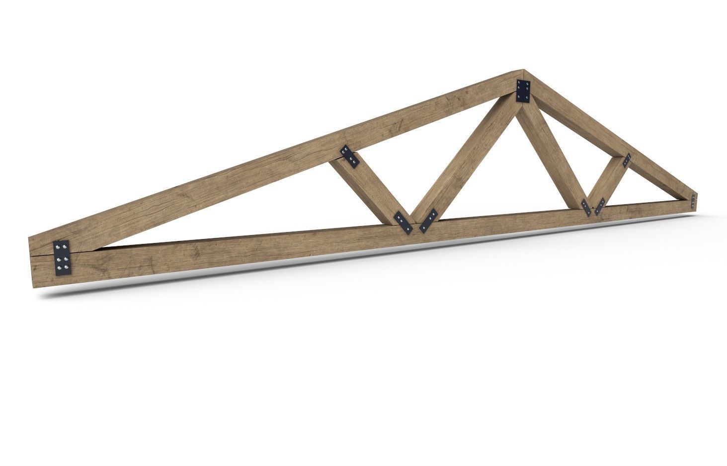 3D model Wooden Roof Truss 03 VR / AR / low-poly | CGTrader