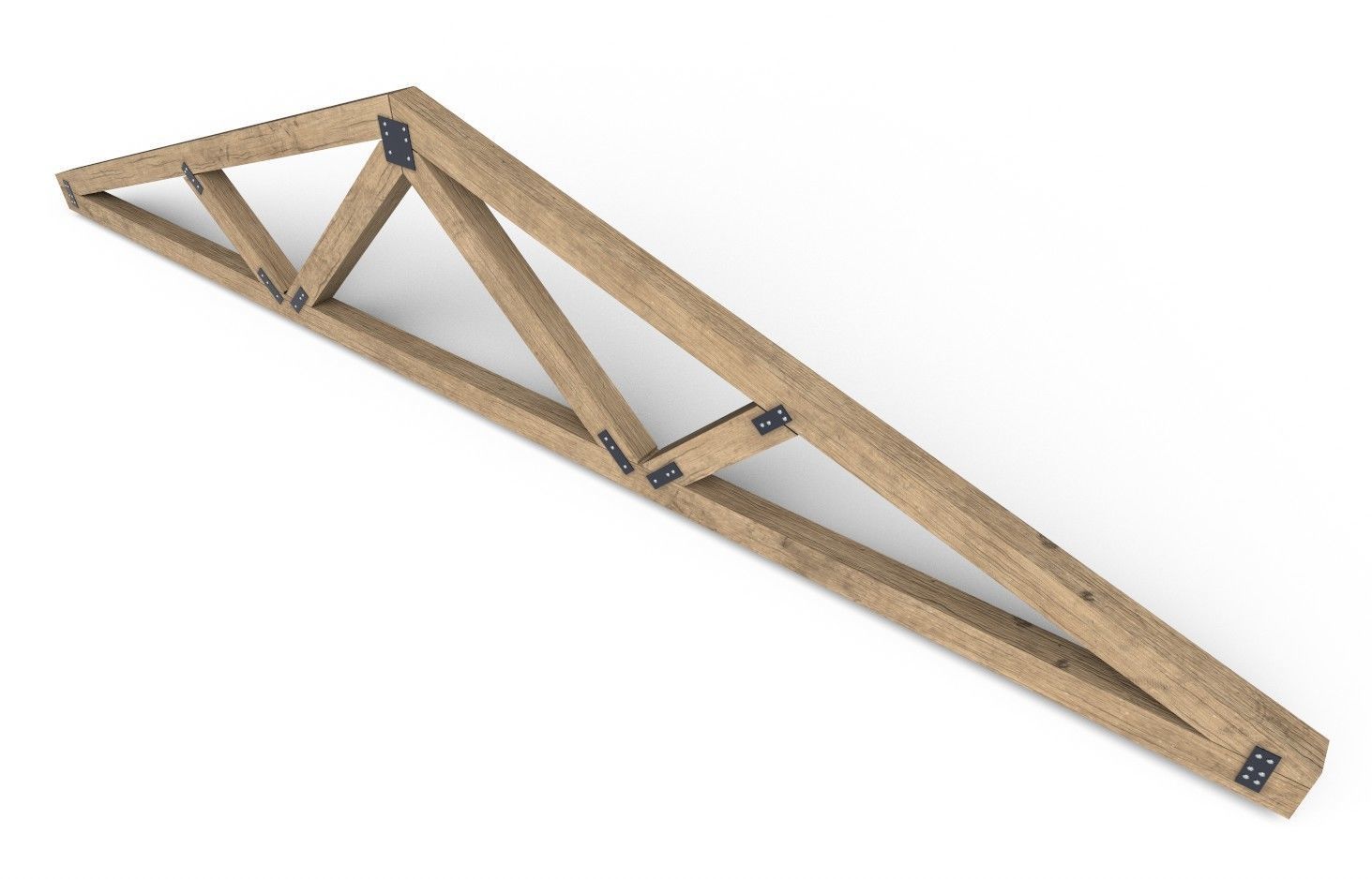 3D model Wooden Roof Truss 03 VR / AR / low-poly | CGTrader