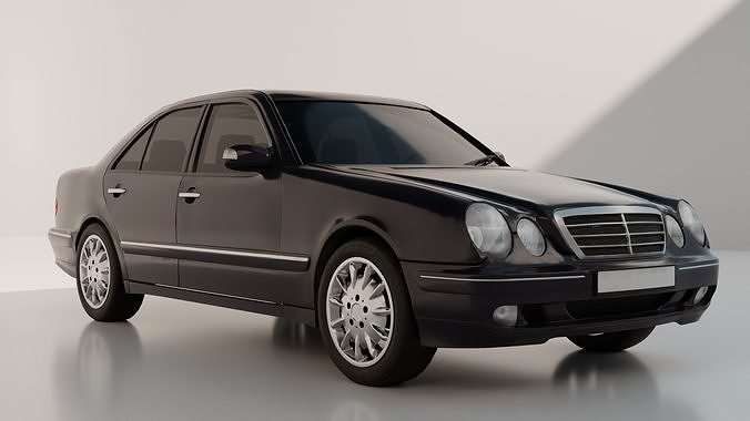 3D model Mercedes W210 VR / AR / low-poly | CGTrader