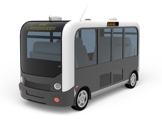 smart bus 3D model | CGTrader