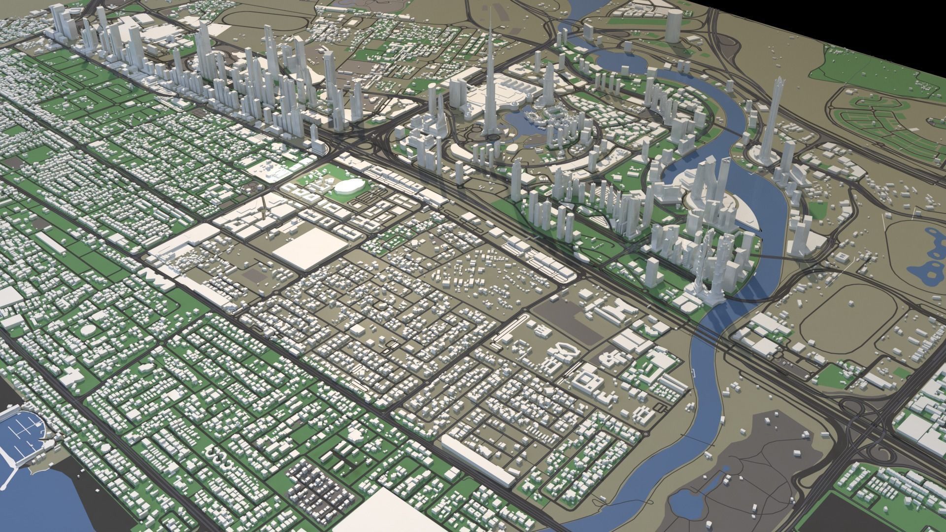 Dubai United Arab Emirates 3D model | CGTrader