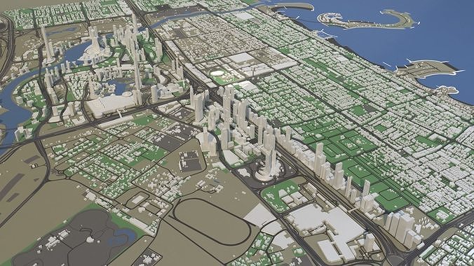 Dubai United Arab Emirates 3D model | CGTrader