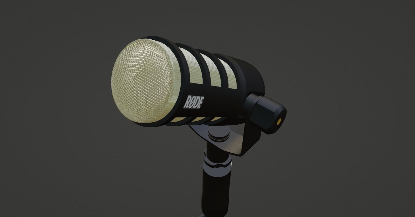 Rode Pod Microphone 3D model | CGTrader