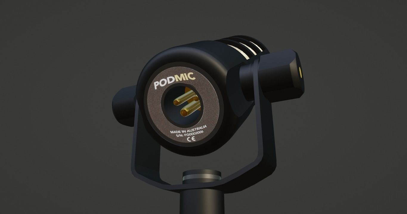 Rode Pod Microphone 3D model | CGTrader