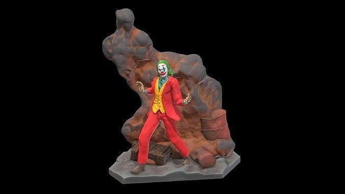 Joker 3D model 3D printable | CGTrader