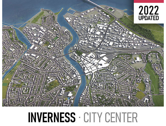 3D model Inverness VR / AR / low-poly | CGTrader