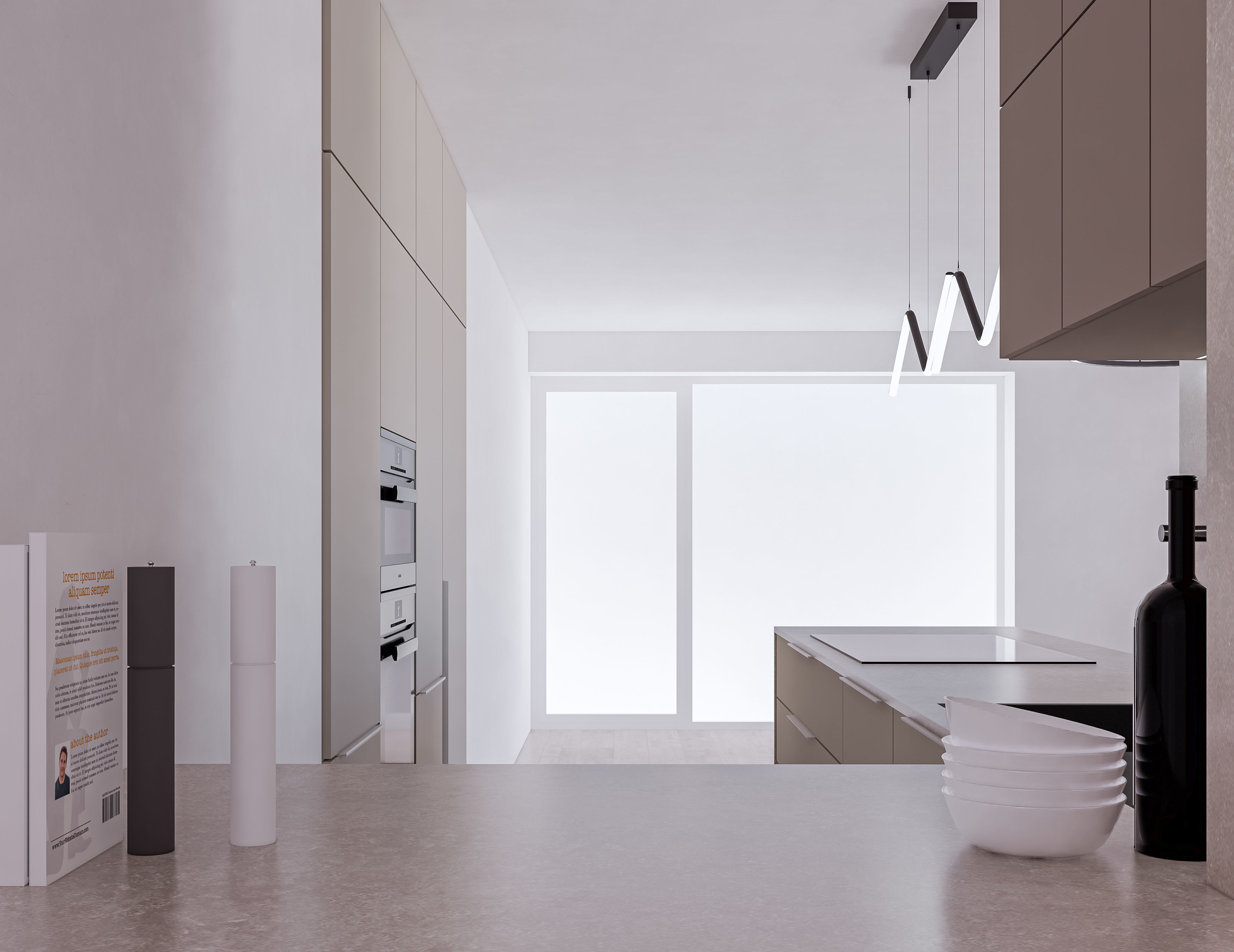 3D model Modern Kitchen Created in Revit 10 VR / AR / low-poly | CGTrader