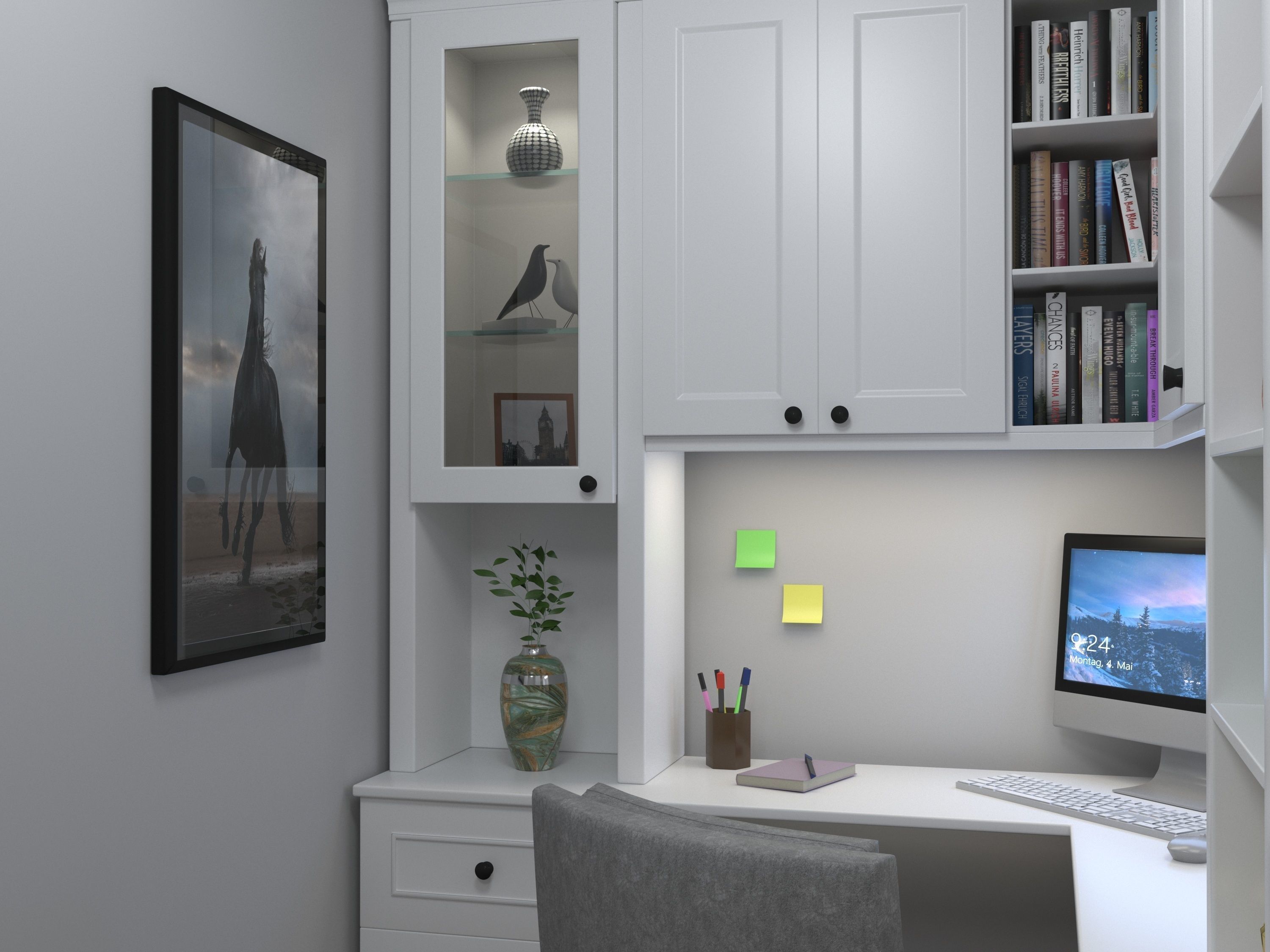 Study Room 3D model | CGTrader