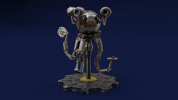 Fallout Codsworth 3D model 3D printable | CGTrader