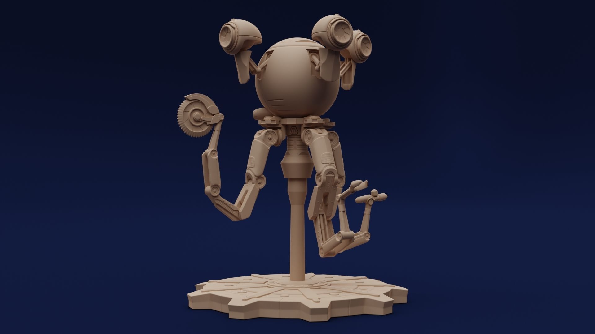 Fallout Codsworth 3D model 3D printable | CGTrader