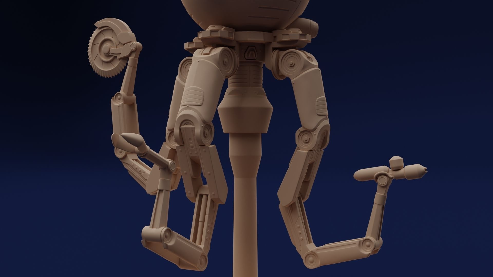 Fallout Codsworth 3D model 3D printable | CGTrader