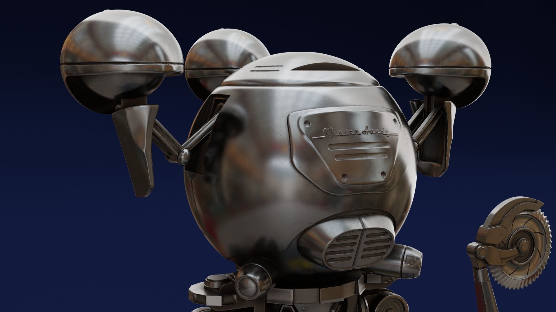 Fallout Codsworth 3D model 3D printable | CGTrader
