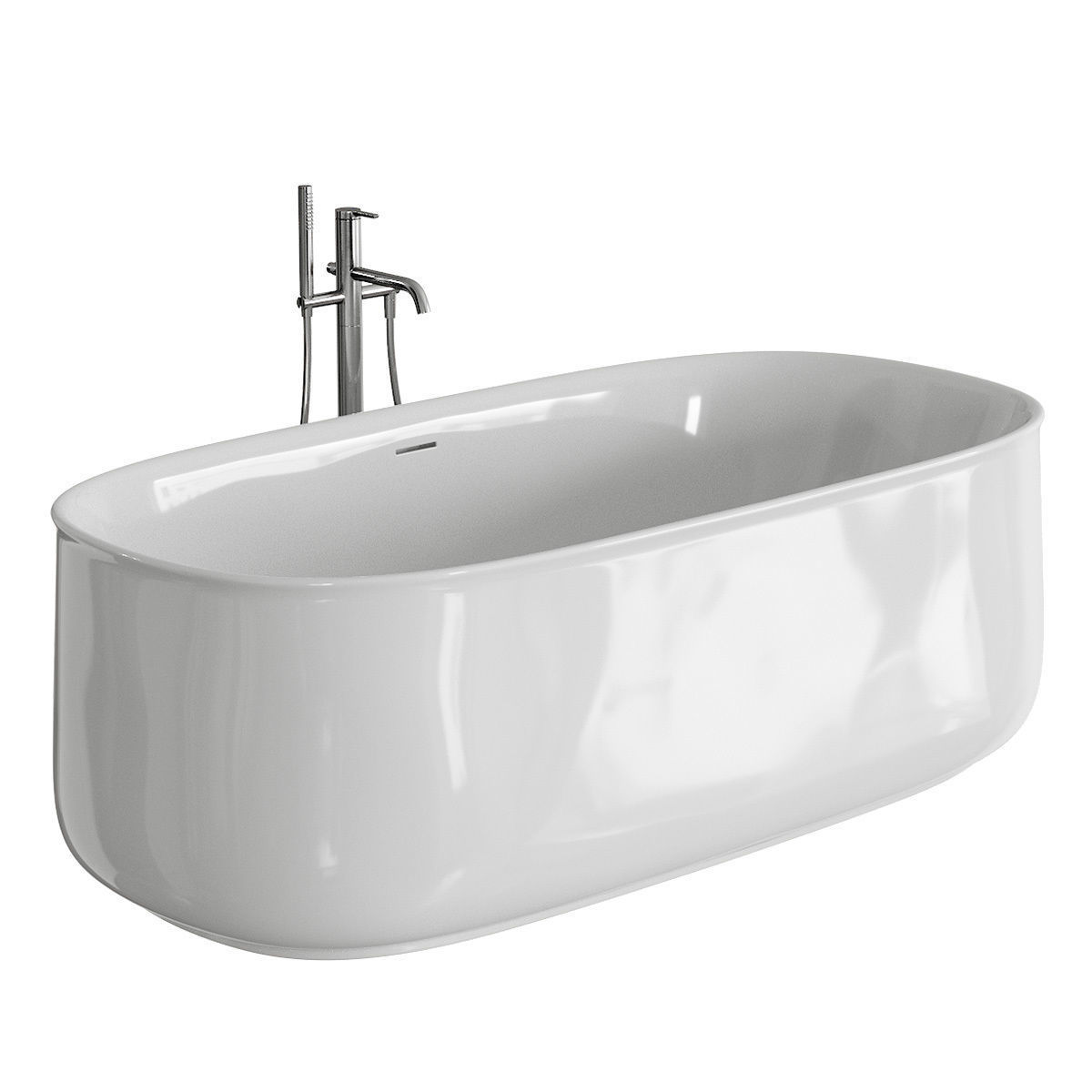 Duravit Zencha Bathtub 3D model | CGTrader