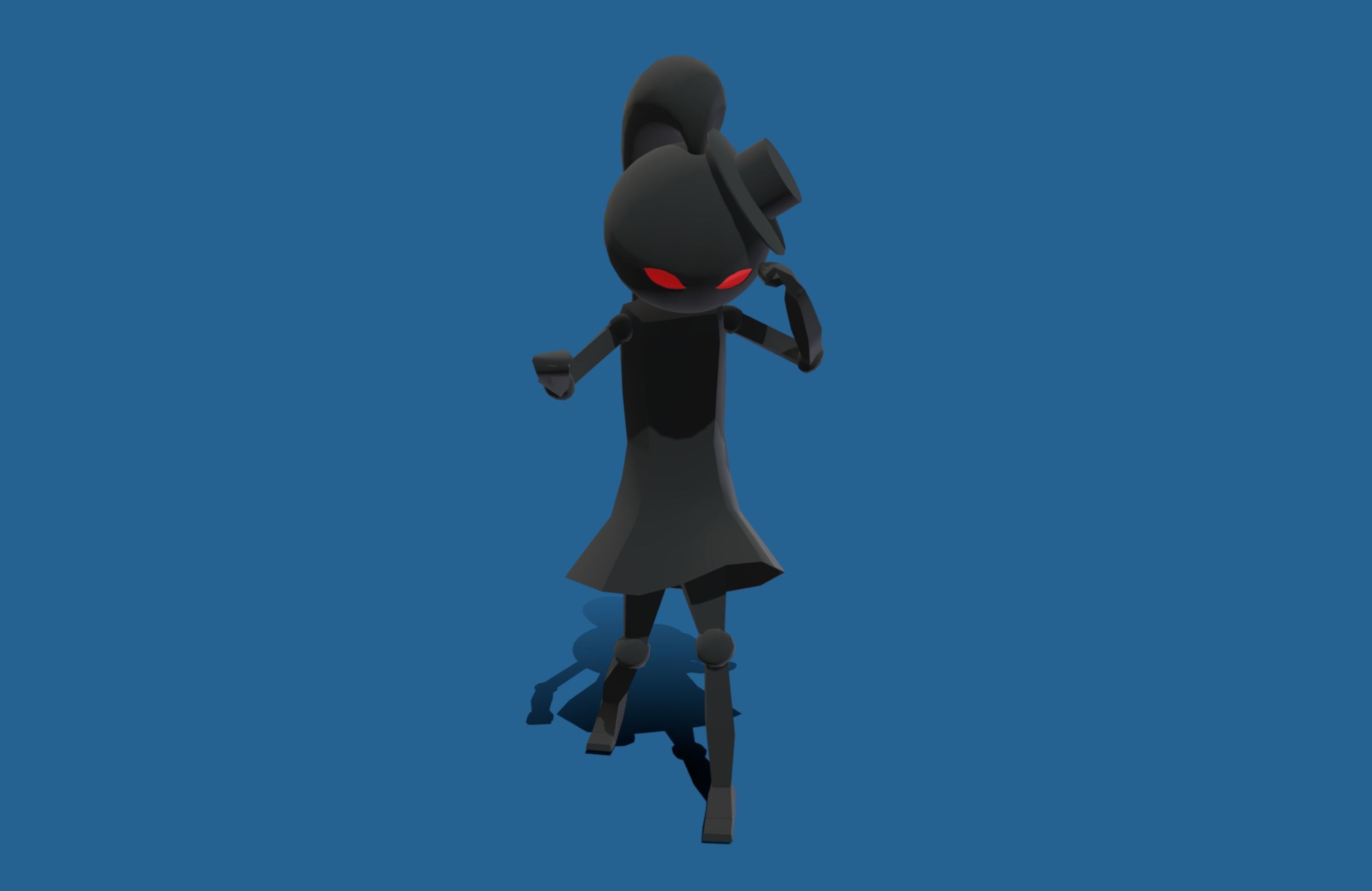 3D model Stickwoman VR / AR / low-poly | CGTrader