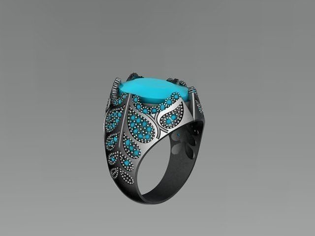 men ring 3D model | CGTrader