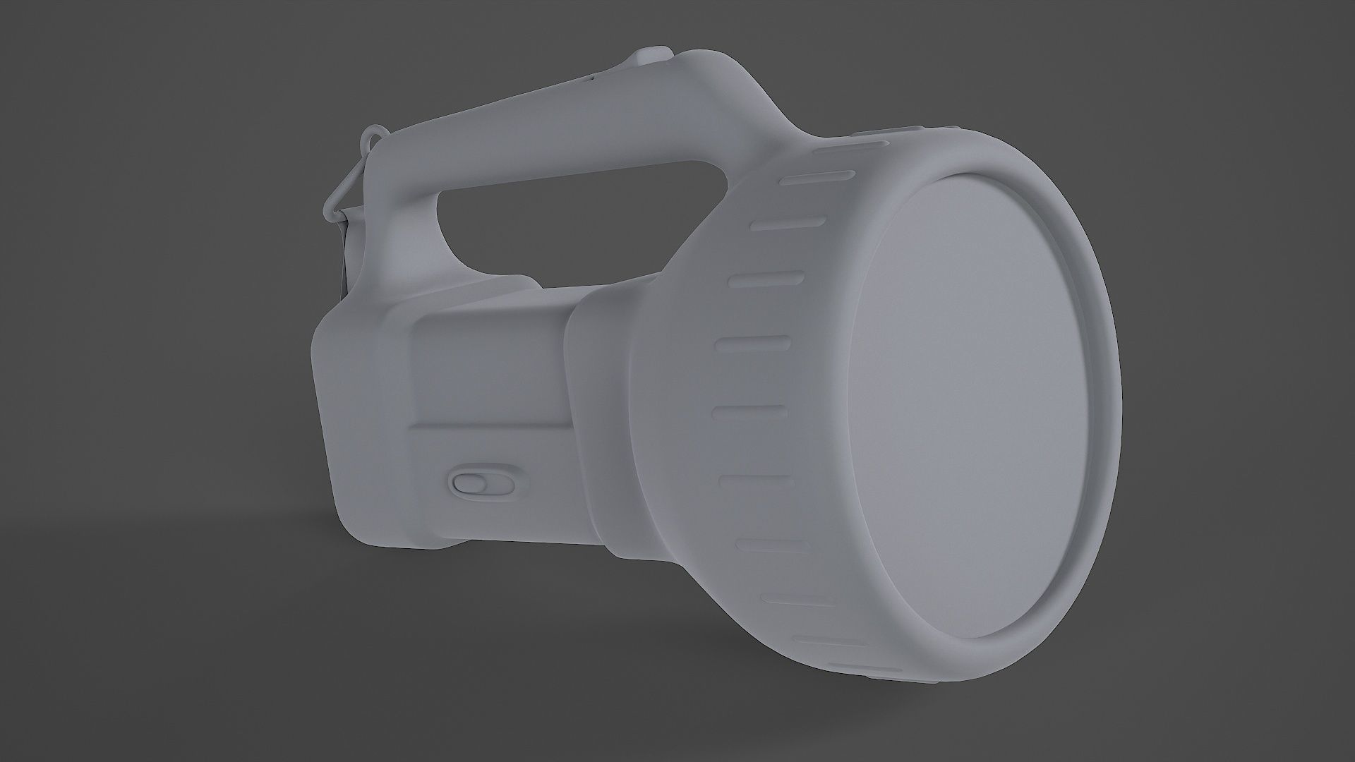 Handheld Rechargeable Flash Light 3D model | CGTrader