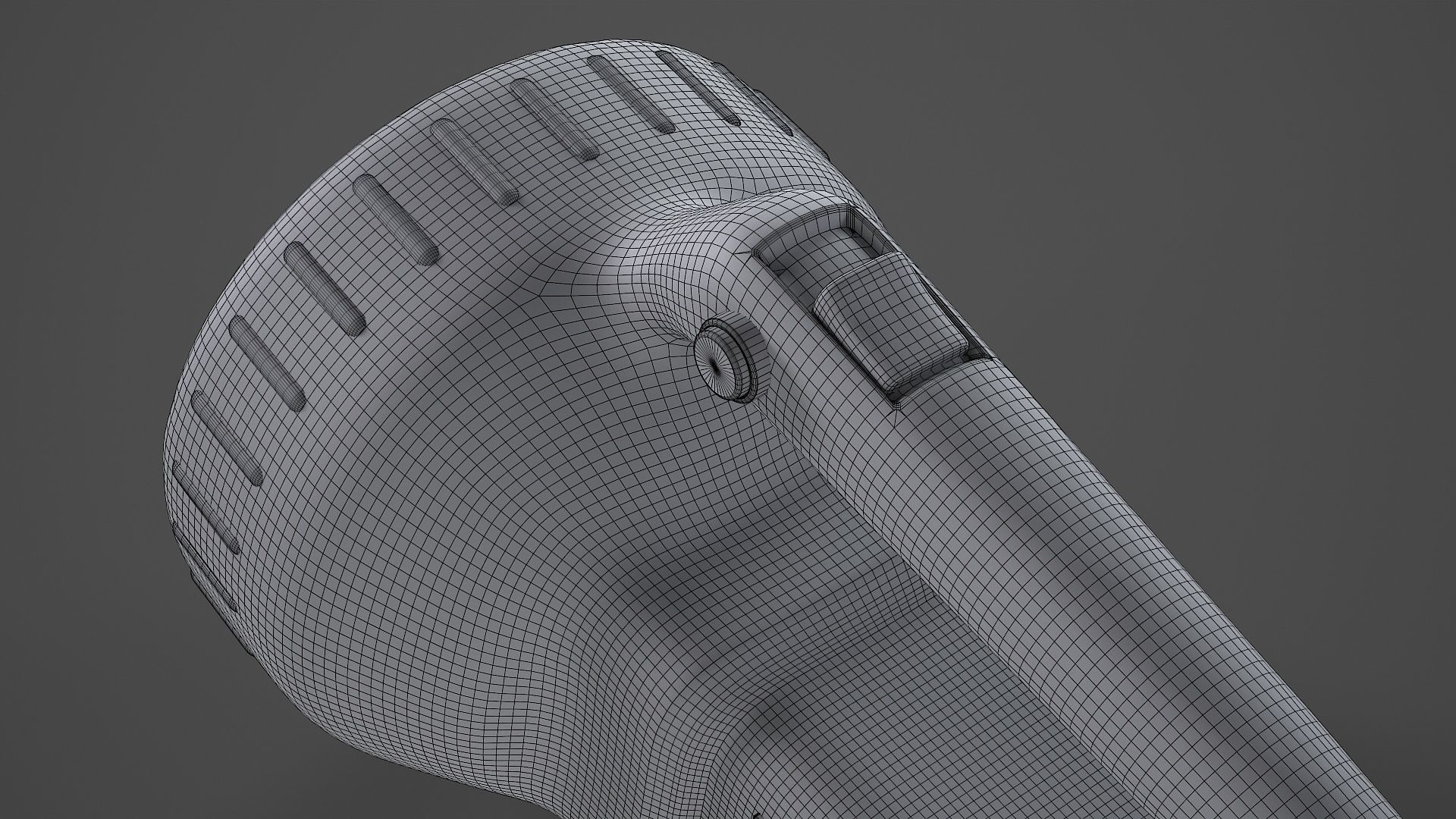 Handheld Rechargeable Flash Light 3D model | CGTrader