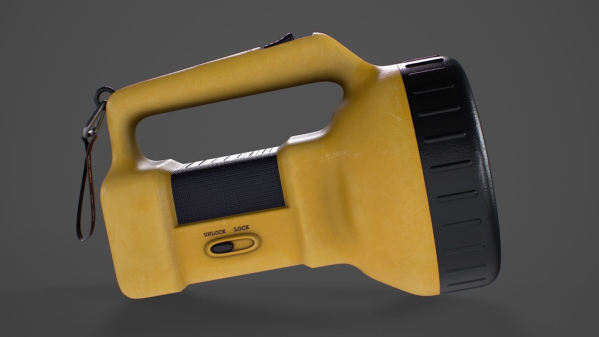 Handheld Rechargeable Flash Light 3D model | CGTrader