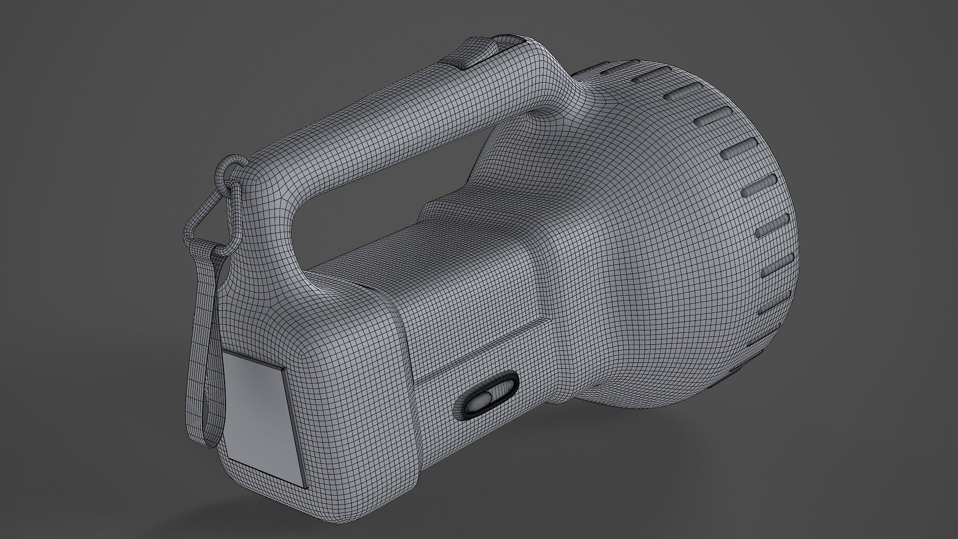 Handheld Rechargeable Flash Light 3D model | CGTrader
