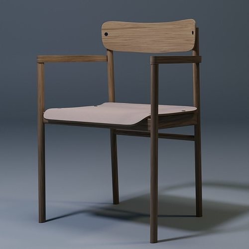 Post Chair 3D model | CGTrader