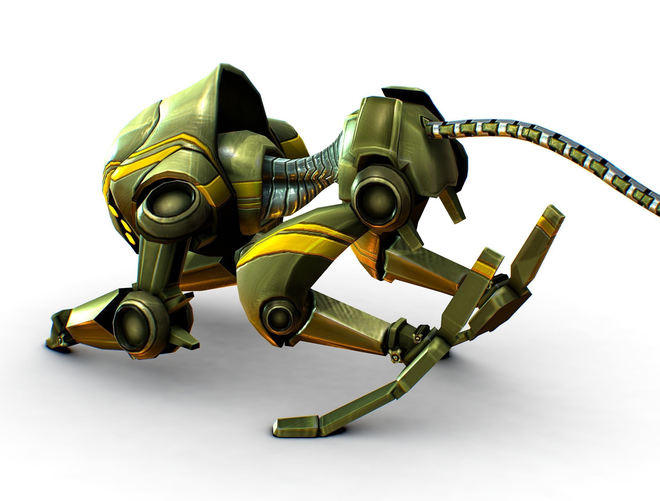 3D model Military Robot Drone Cat Animal VR / AR / low-poly | CGTrader