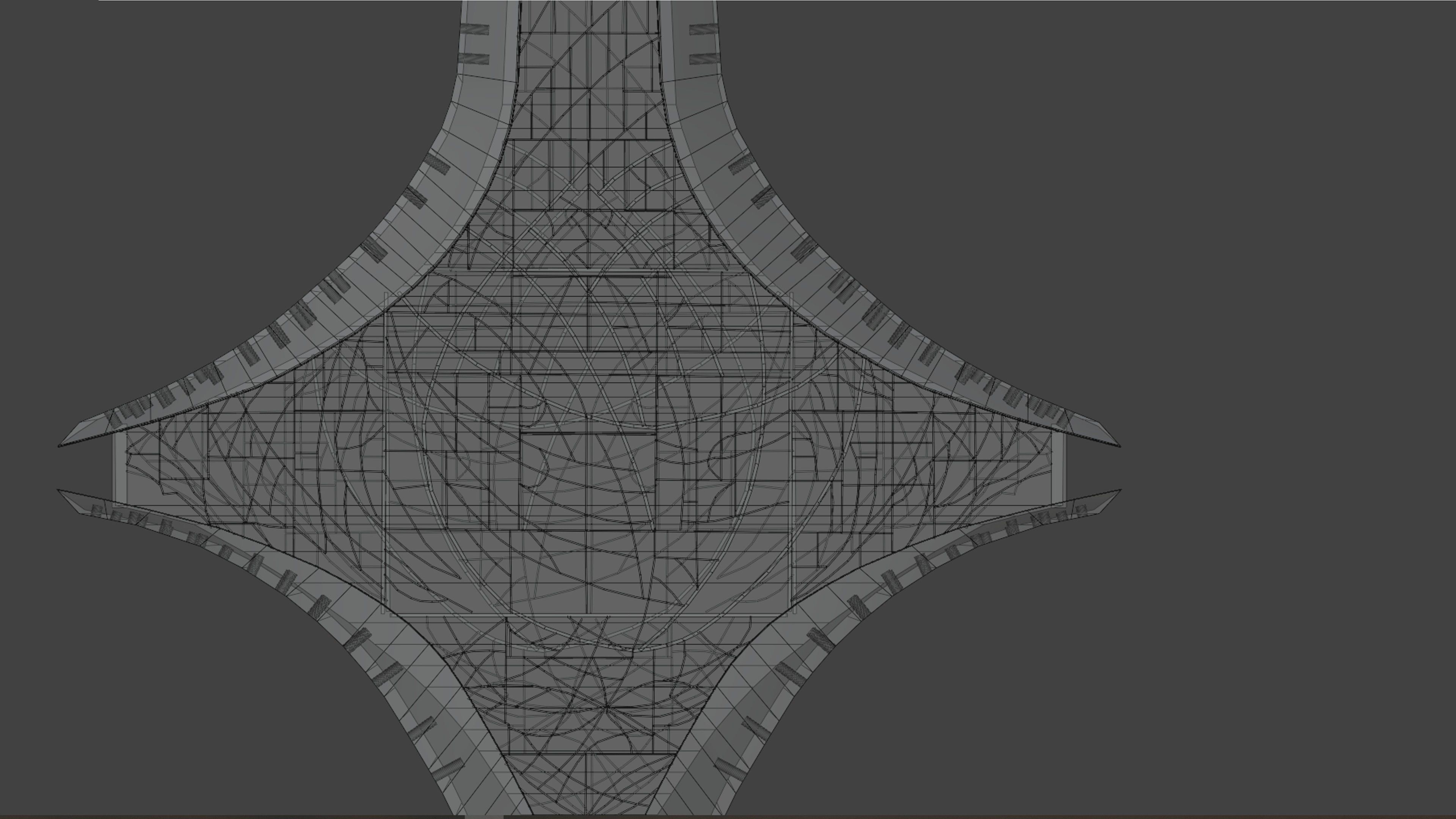 Damascene Sword Monument Damascus Syria 3D model | CGTrader