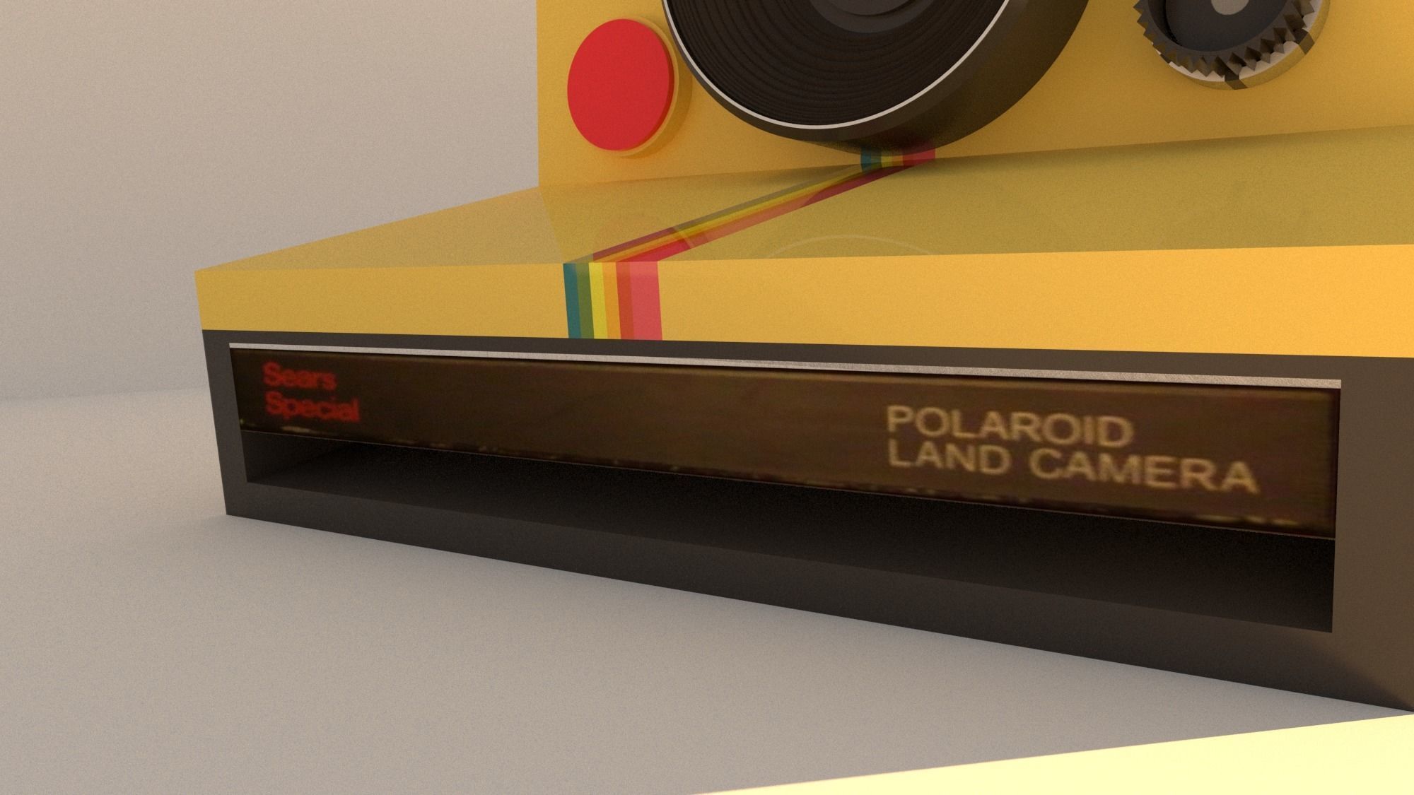 3D Polaroid Camera Model 3D model | CGTrader