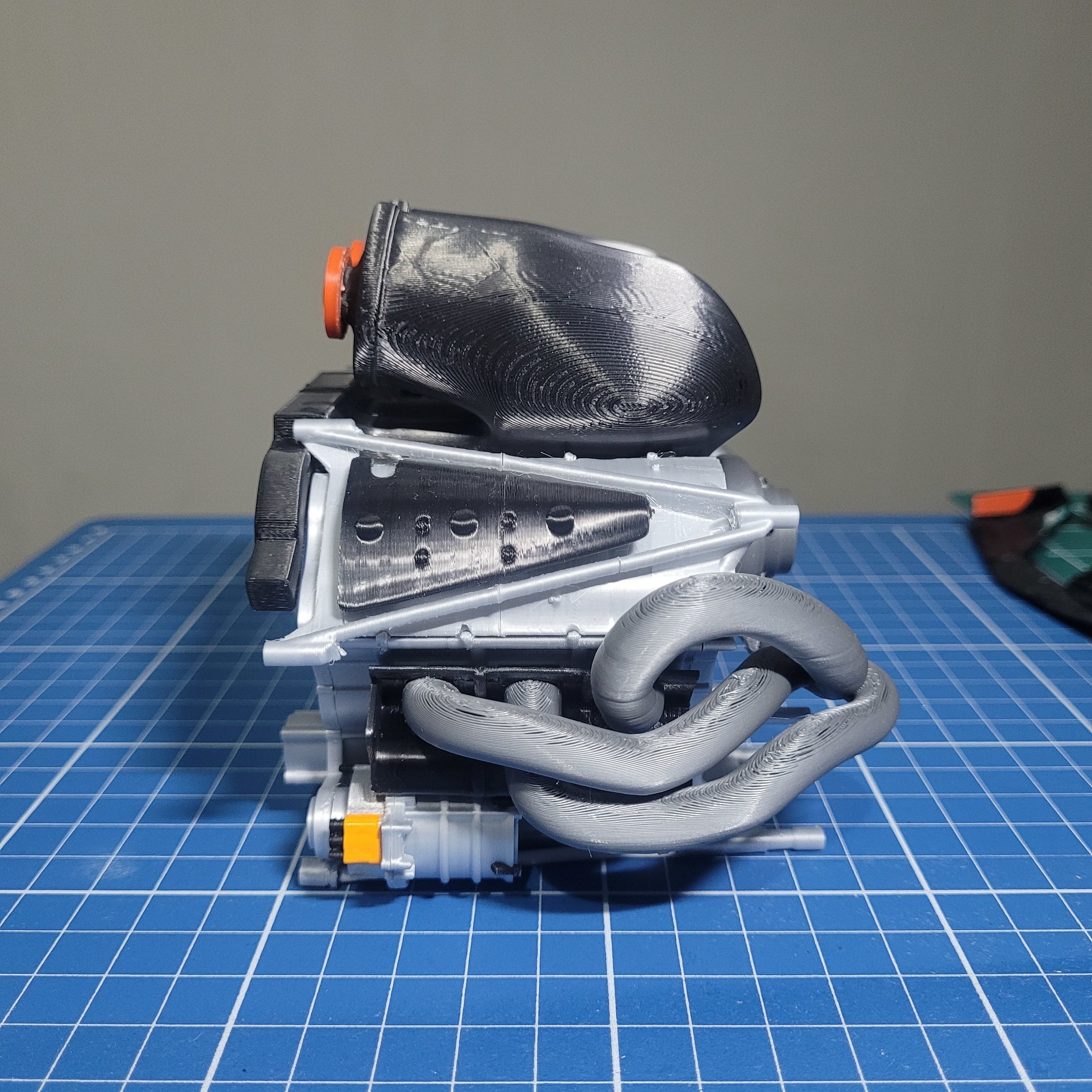 F1 HYBRID ENGINE STL FILES 3D model 3D printable | CGTrader