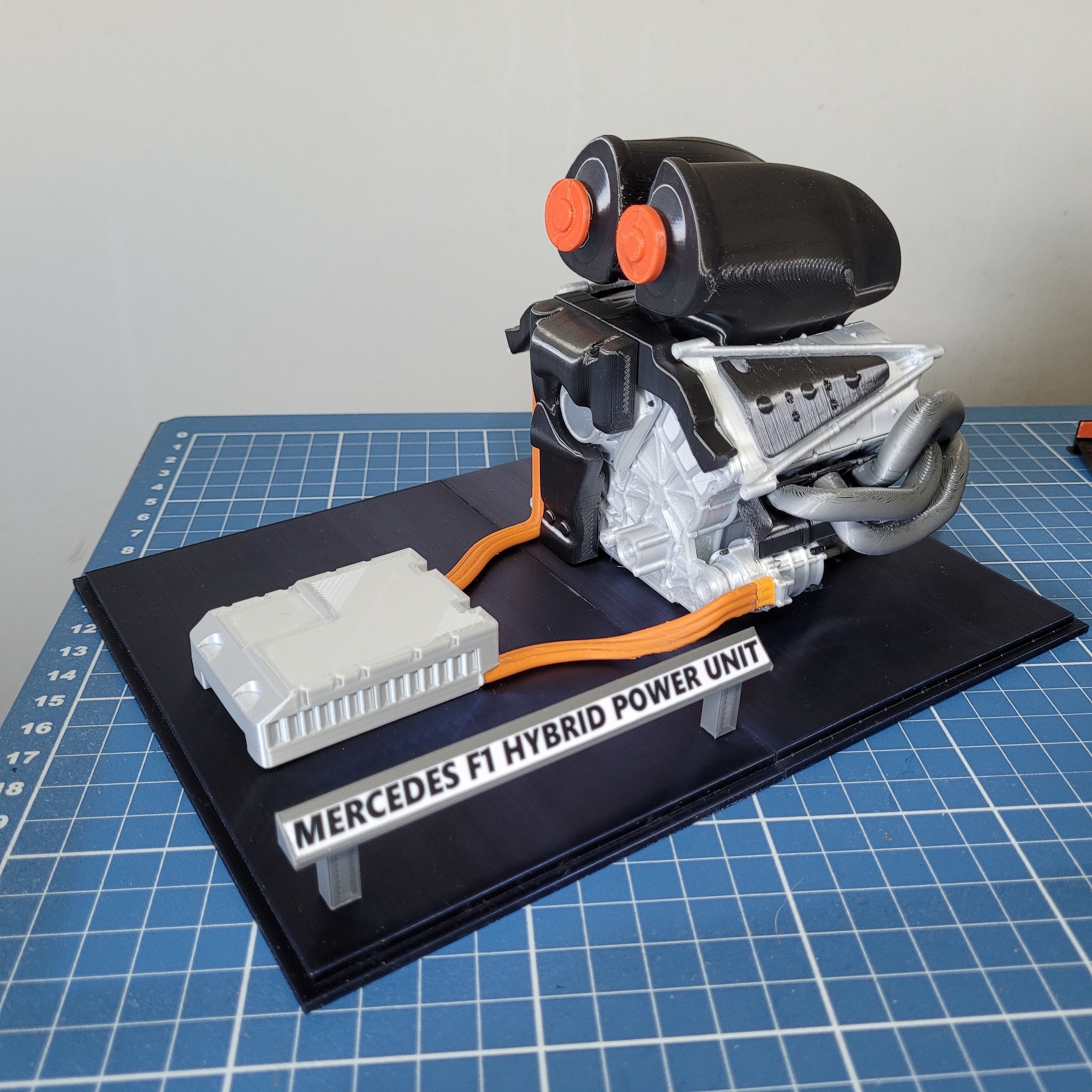 F1 HYBRID ENGINE STL FILES 3D model 3D printable | CGTrader