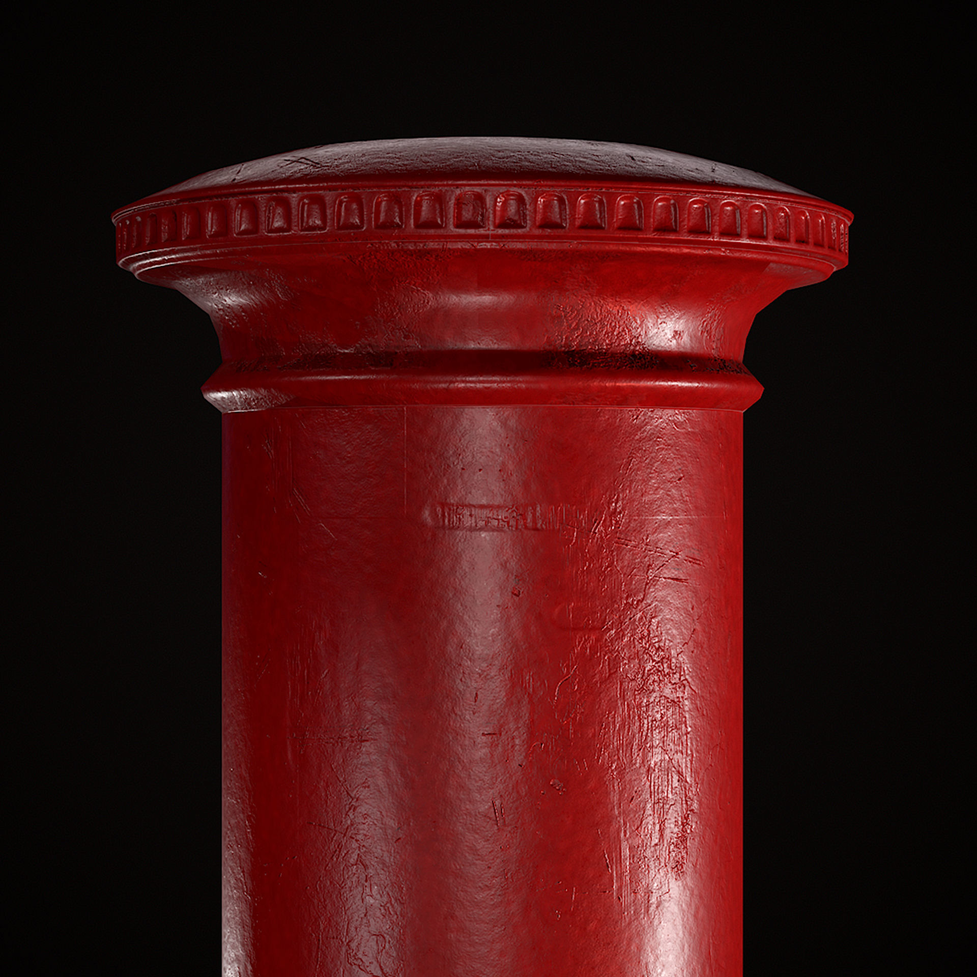 3D model Royal PostBox Low Poly PBR VR / AR / low-poly | CGTrader