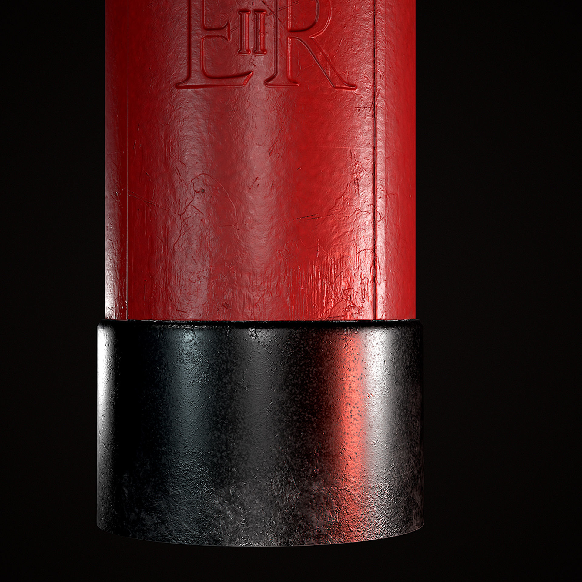 3D model Royal PostBox Low Poly PBR VR / AR / low-poly | CGTrader