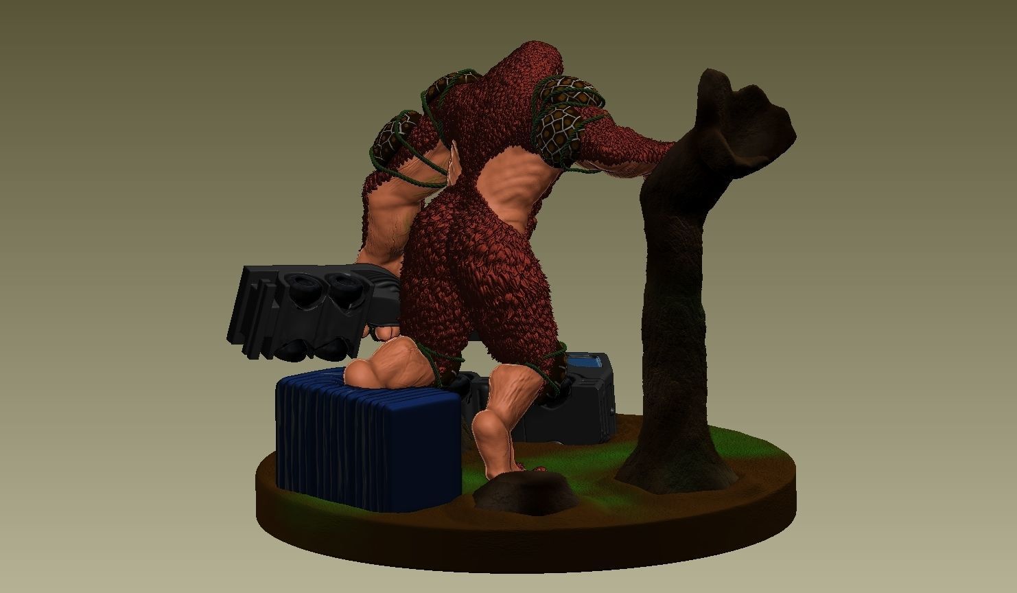 Mapinguari the Amazon Guardian 3D model | CGTrader