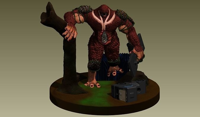 Mapinguari the Amazon Guardian 3D model | CGTrader