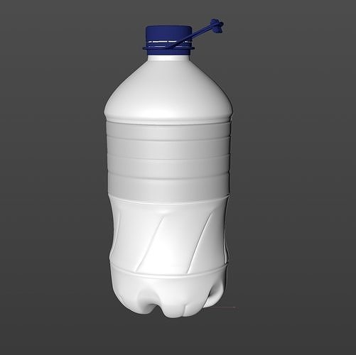 5L BOTTLE 3D model | CGTrader