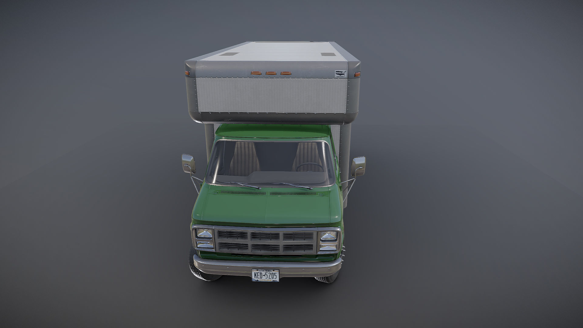 3D model Moving box van VR / AR / low-poly | CGTrader