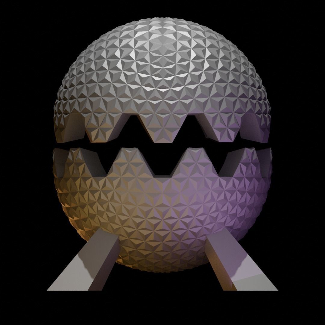 Epcot Ball Case 3D model 3D printable | CGTrader