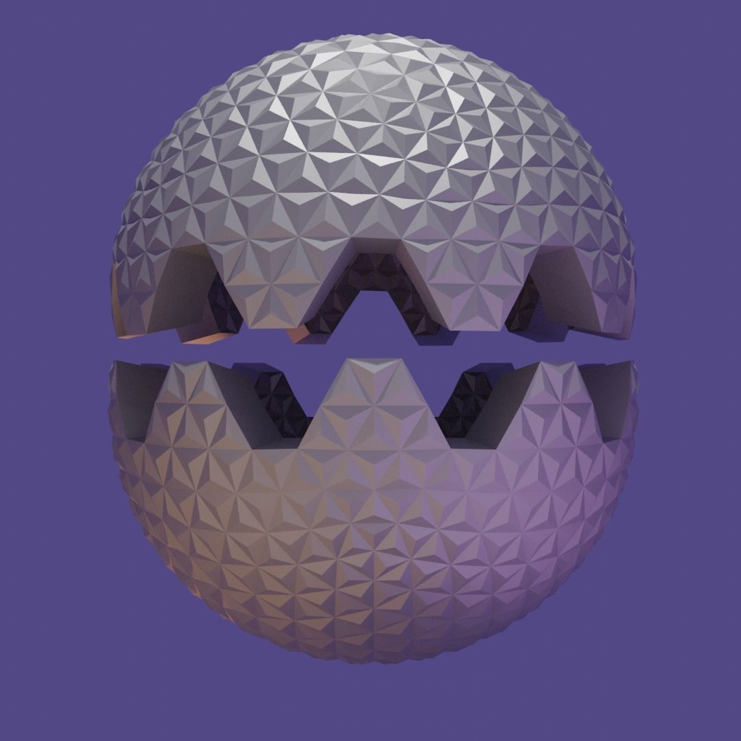 Epcot Ball Case 3D model 3D printable | CGTrader